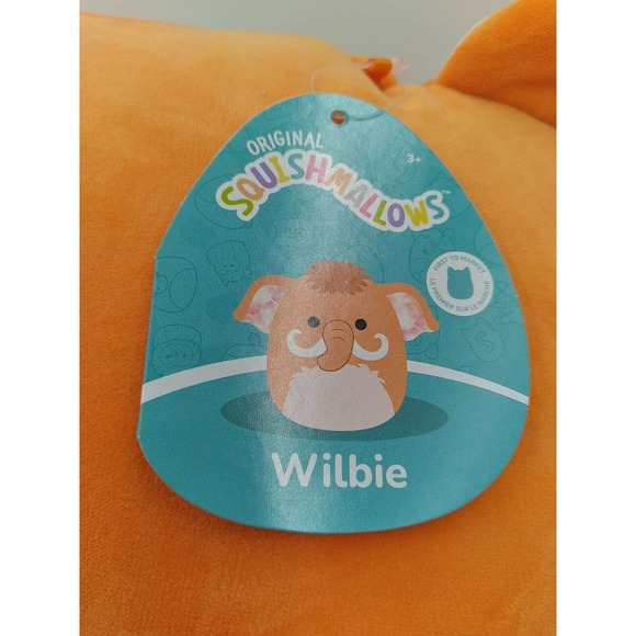 Kellytoy | Toys | Squishmallow Wilbie The Orange Wooly Mammoth 6 In ...